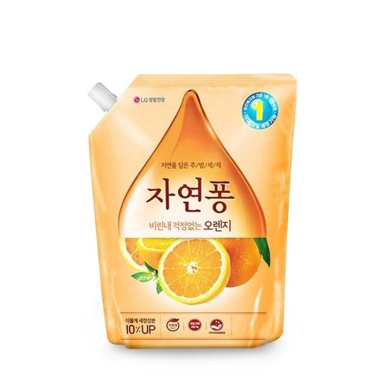 자연퐁 오렌지 리필 세제 비린내 기름기 찌든때제거 홈플러스 택배배송