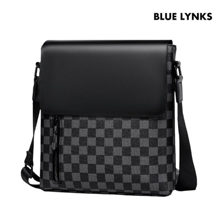 Bluelynks 블루링스 Ake 가죽 체크 메신저백 숄더백 Blm Ake01 홈플러스 택배배송