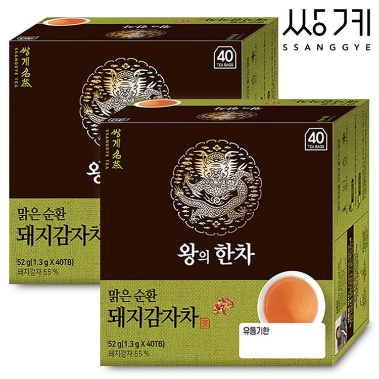 쌍계 왕의한차 돼지감자차 40tx2개 홈플러스 택배배송