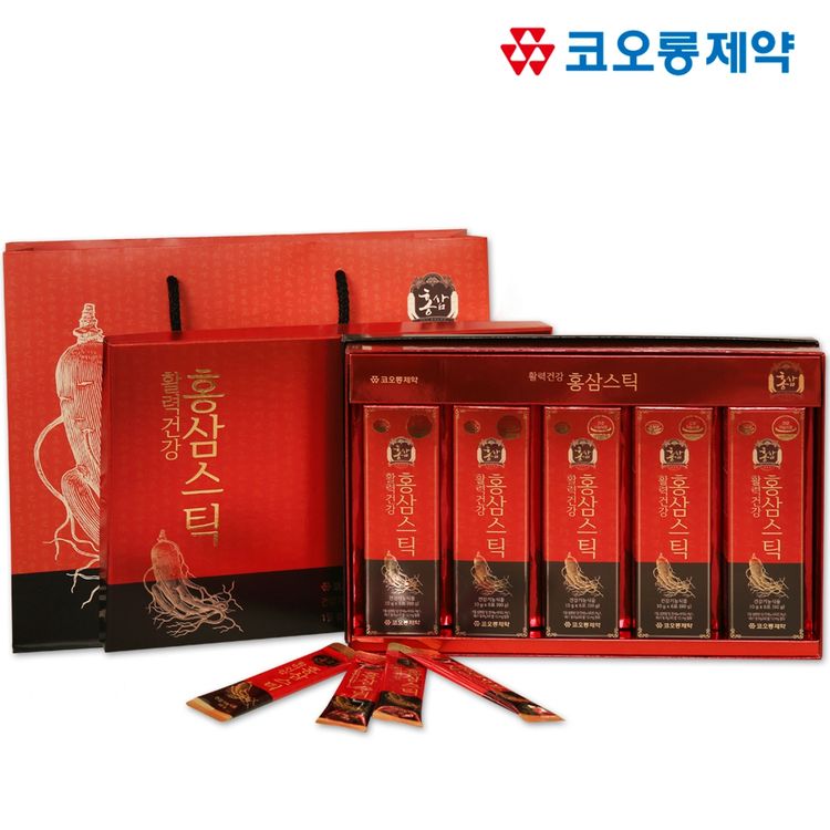 코오롱제약 활력건강 홍삼스틱 10gx30포 30일분 6년근홍삼농축액 홈플러스 택배배송