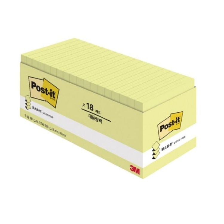 3m 포스트 잇 팝업 리필 노트 대용량팩 Kr330 18 노 홈플러스 택배배송
