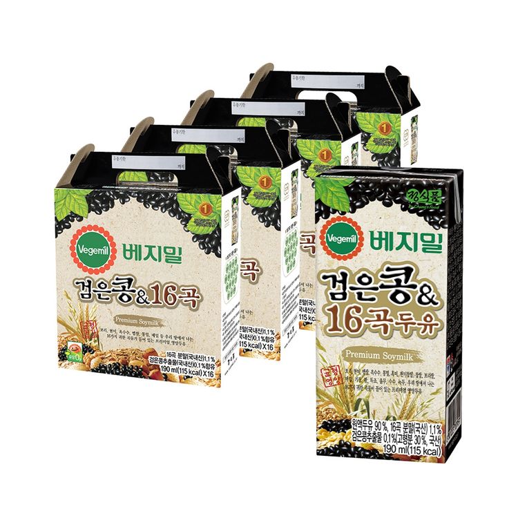 [단종] 베지밀 검은콩16곡두유 190ml*16입*4박스(총64입) | 홈플러스 택배배송