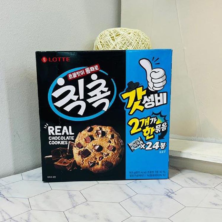 롯데 오리지널 초코칩 칙촉 쿠키 2번들 홈플러스 택배배송