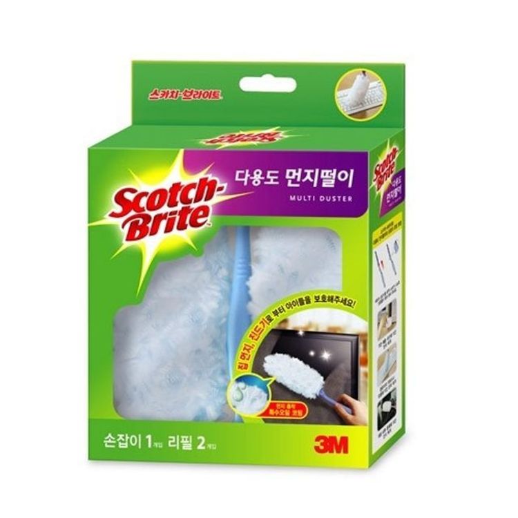 3m 실용적인 N63037918df 극세사 다용도 먼지떨이세트 손잡이1 리필2 홈플러스 택배배송