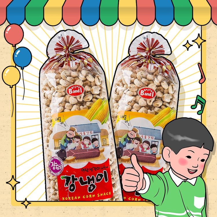 옥수수 뻥튀기 장터 강냉이 370g 홈플러스 택배배송