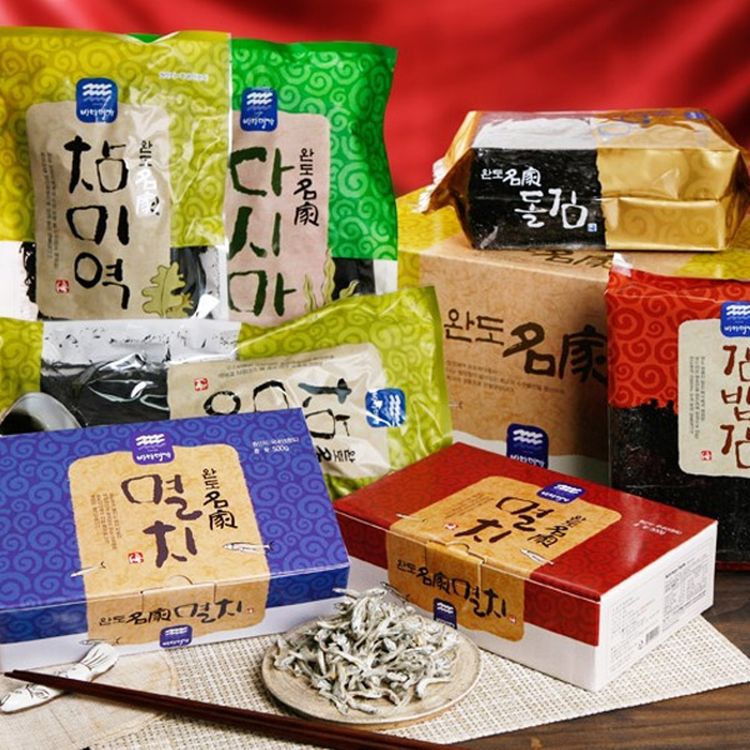 완도명가 선물세트김건미역다시마멸치 홈플러스 택배배송