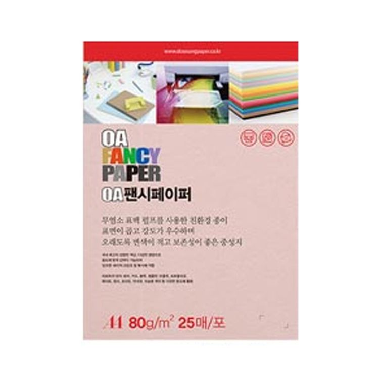 스쿨문구두성 OA 팬시페이퍼 A4 80g P40 연분홍색 25매 | 홈플러스 택배배송