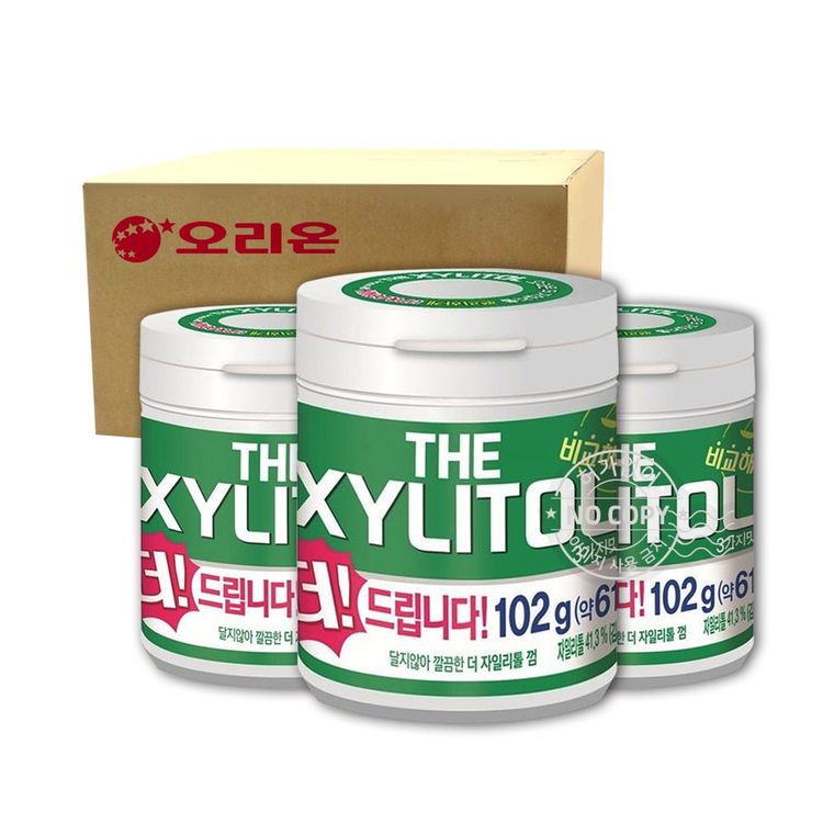더 자일리톨 껌 용기 102g 24개입 박스 홈플러스 택배배송