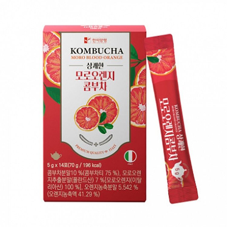 한미양행 상쾌한 모로오렌지 콤부차 14포 홈플러스 택배배송