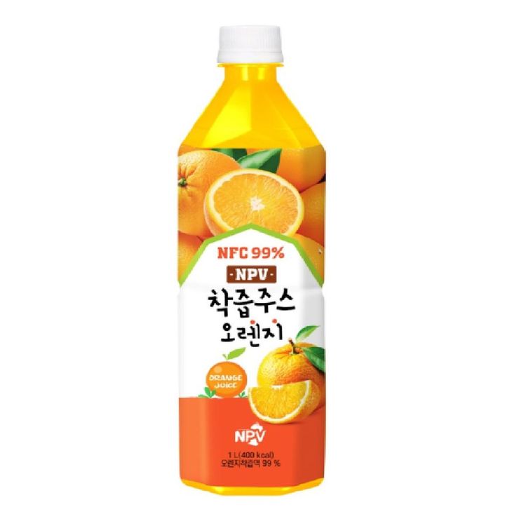 롯데 Npv 착즙주스 오렌지 1l 홈플러스