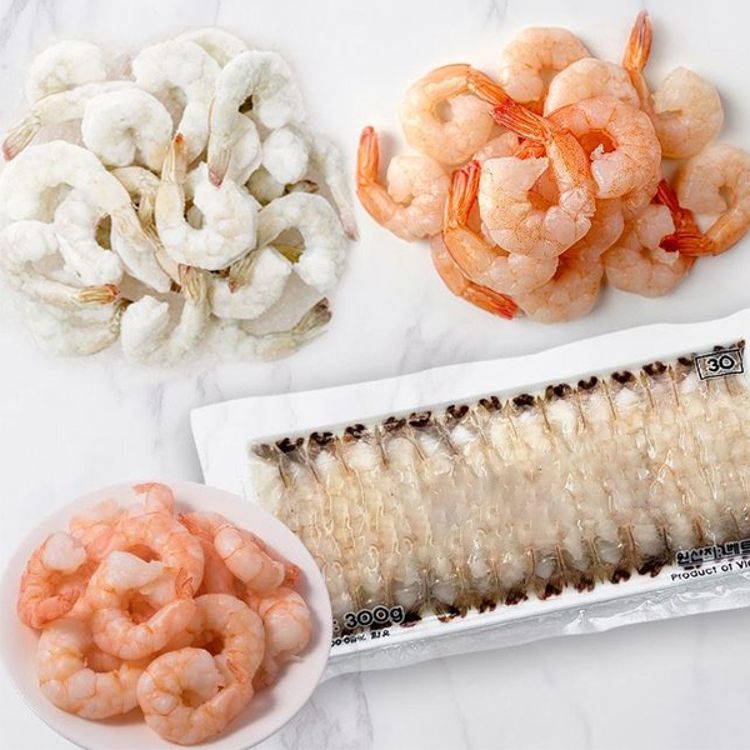 후레쉬 명절 제수용 칵테일새우 자숙 탈각 꼬리유 대 200g 홈플러스 택배배송