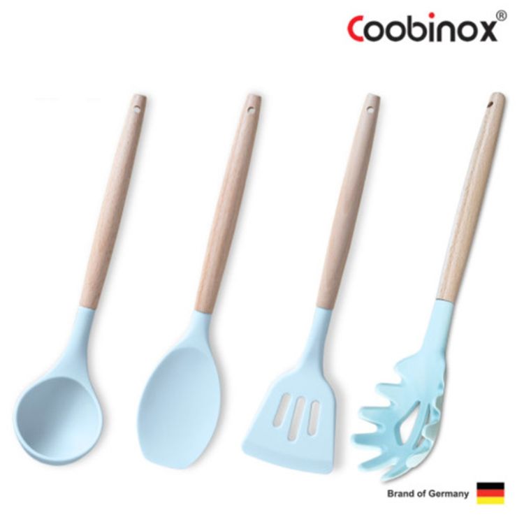 Coobinox 쿠비녹스 실리콘 조리도구 4종 세트 국자 볶음주걱 뒤집게 면국자 홈플러스 택배배송