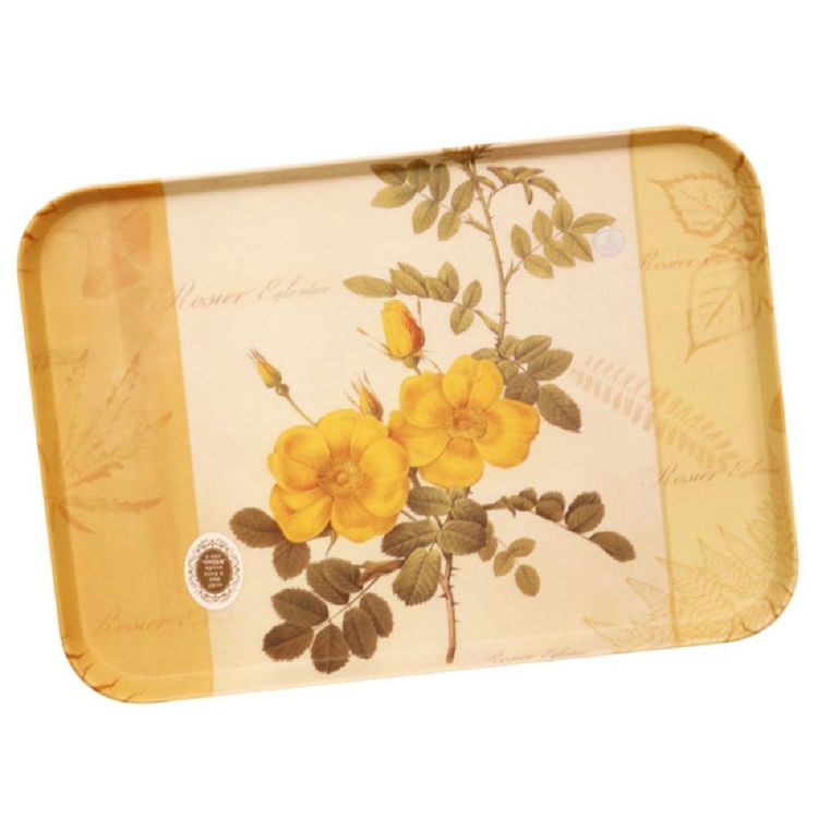 스퀘어 쟁반 중 골드로즈 1p 30x21x18cm 트레이 음식 홈플러스 택배배송