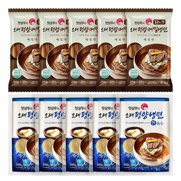 유통기한임박 오대평양냉면 5인분메밀면 200gx5평양냉면육수 350gx5 홈플러스 택배배송