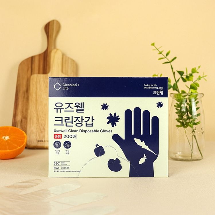크린랩 유즈웰 크린장갑 200매 위생장갑 홈플러스 택배배송