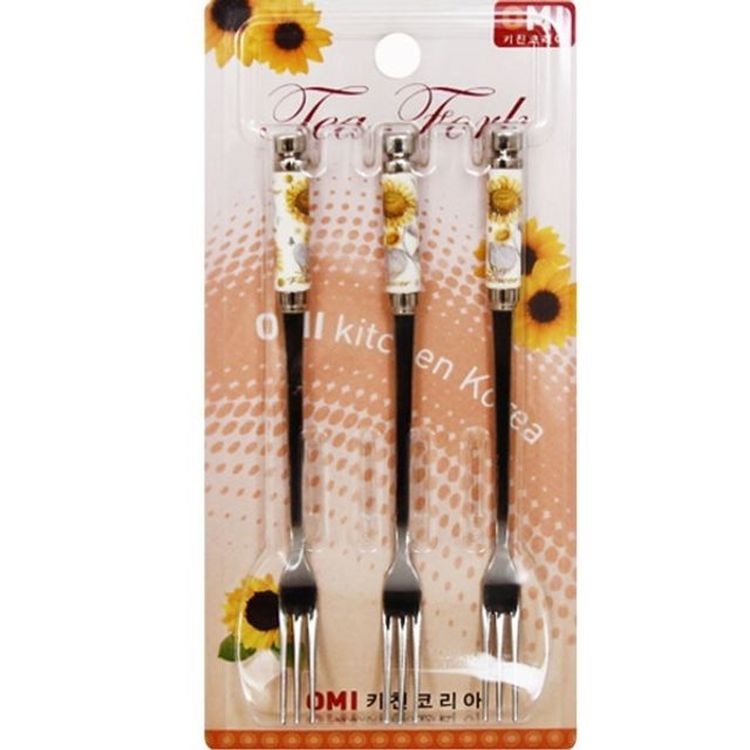 사각콤비 실용적인 N609220b67 티포크3p 해바라기 10개 과일포크 홈플러스 택배배송