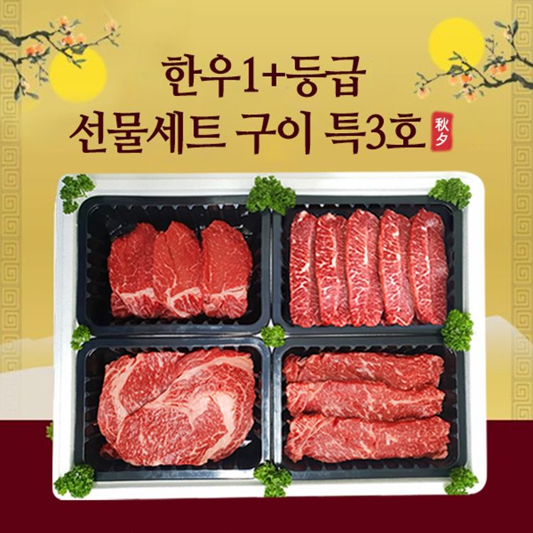 명절선물 완도축협 1등급 한우선물세트 총16kg 등심채끝안심특수부위 각400g씩 홈플러스 택배배송