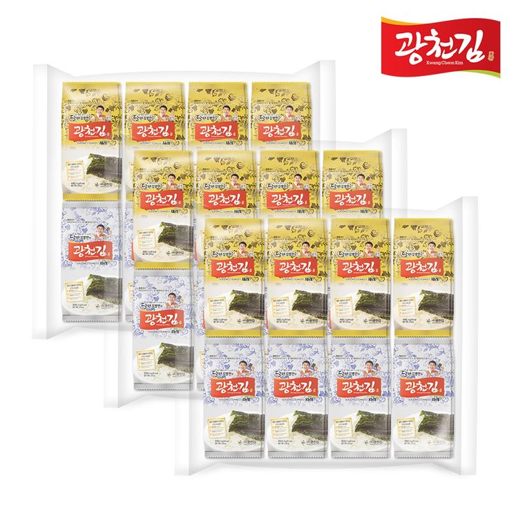 광천김 달인 김병만의 재래파래 혼합 도시락김 4g 48봉 홈플러스 택배배송