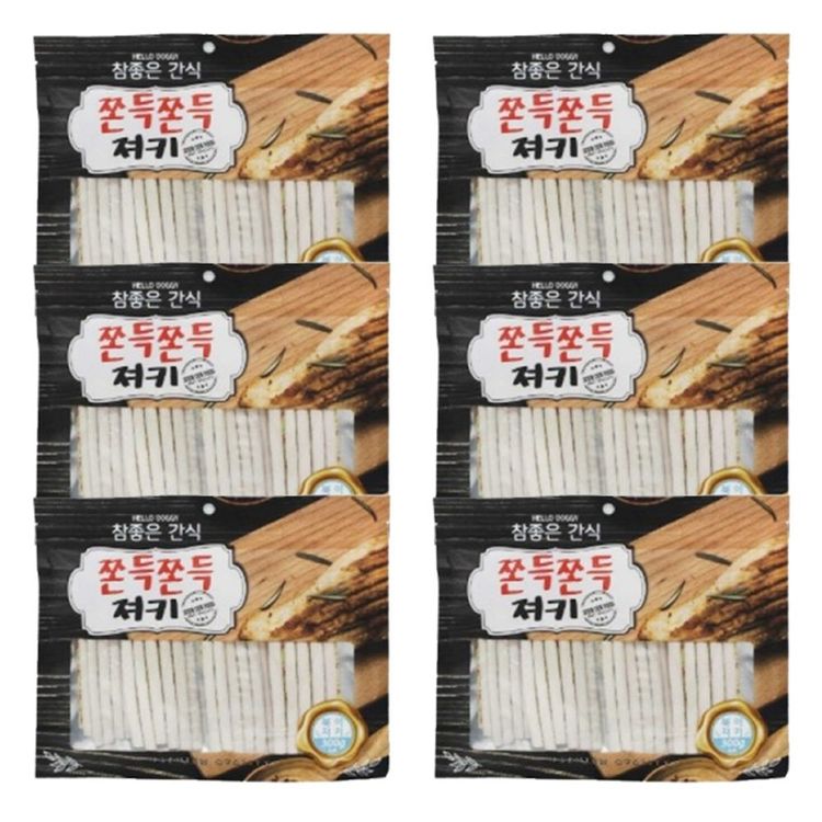 강아지져키 강아지 참좋은 쫀득 북어 져키 300g 6p 육포 간식 홈플러스 택배배송