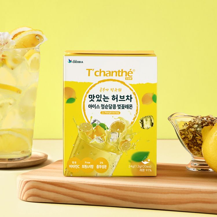 유통기한 21 티샹떼 맛있는 허브차 벚꽃레몬 20티백 아이스티 홈플러스 택배배송