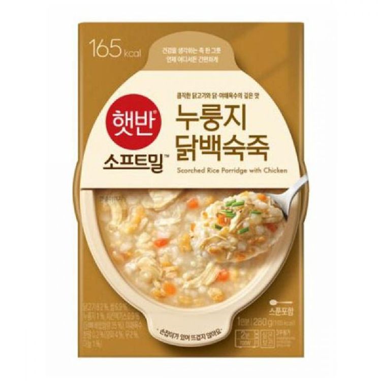 간편식품 즉석밥 CJ 햇반 소프트밀 누룽지닭백숙죽 280g X 24개 | 홈플러스 택배배송