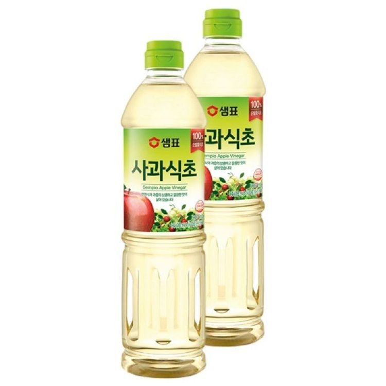 샘표 사과식초 900ml X 2개입 식초 식초 양조식초 요리용식초 조리용식초 발효식초 발효 홈플러스 택배배송