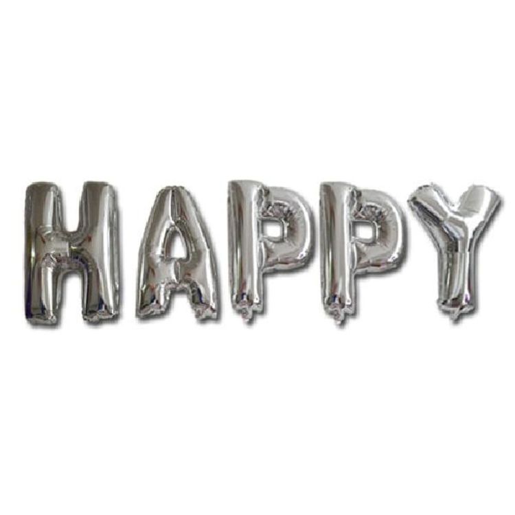 알파벳실버소사이즈happy은박풍선 해피 이니셜 풍선 홈플러스 택배배송
