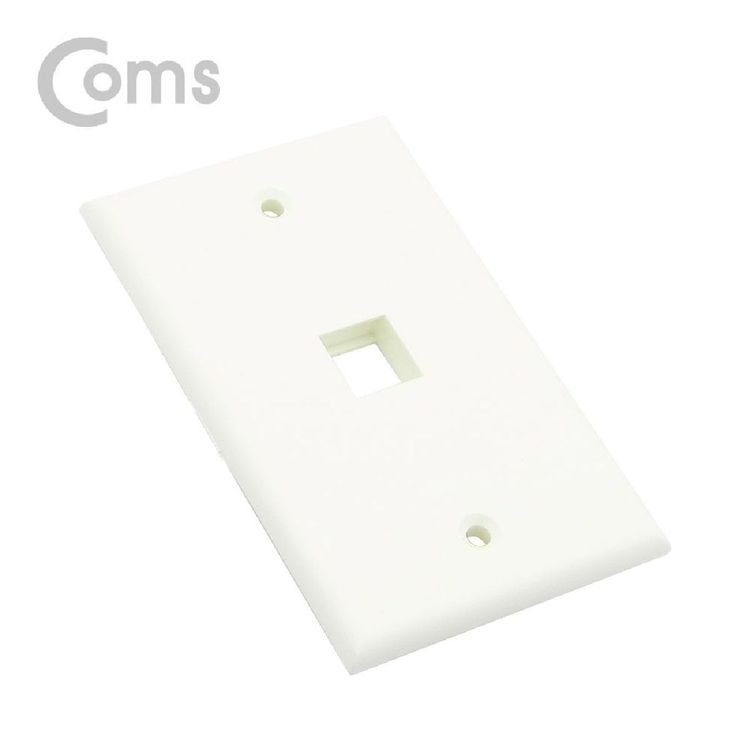 월 플레이트 싱글포트 키스톤커버 1구 Wall Plate 홈플러스 택배배송