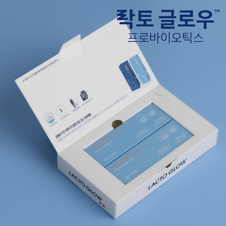 키즈구강유산균 덴티스 락토글로우 프로바이오틱스 어린이용 선물세트 60일분 홈플러스 택배배송