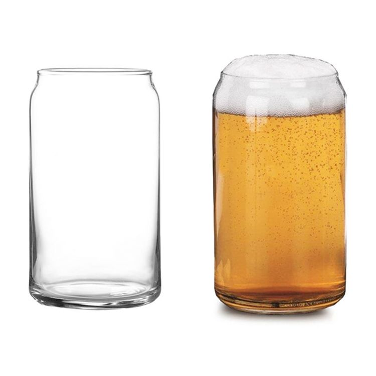 비어캔글라스 370ml 2p 맥주잔 유리컵 카페 에이드 아이스커피잔 홈플러스 택배배송