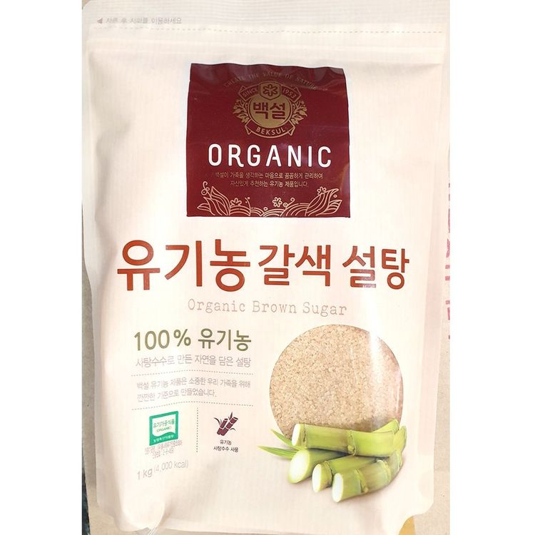 갈색설탕 백설 유기농 1k X12 갈색설탕 소스 조미료 홈플러스 택배배송
