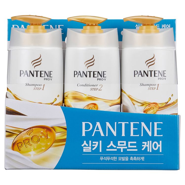 Pandg 팬틴프리미엄실키스무드케어기획 1500ml샴푸500ml2린스500ml1 홈플러스