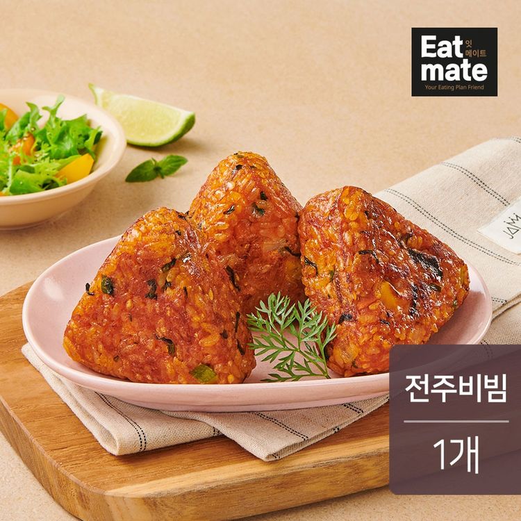 잇메이트 닭가슴살 찰현미 구운주먹밥 전주비빔 100g1팩 홈플러스 택배배송