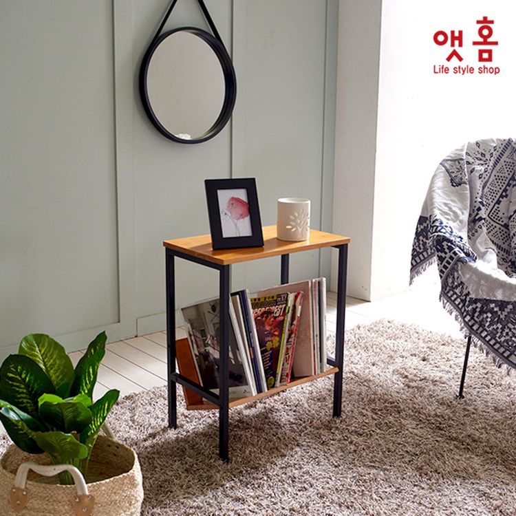 At Home 앳홈 원목 북앤드 수납 선반 홈플러스 택배배송