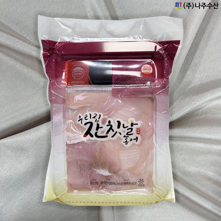나주수산 우리집잔칫날홍어 몸살100g3팩 진공 아르헨티나산 중간삭힘 홈플러스 택배배송