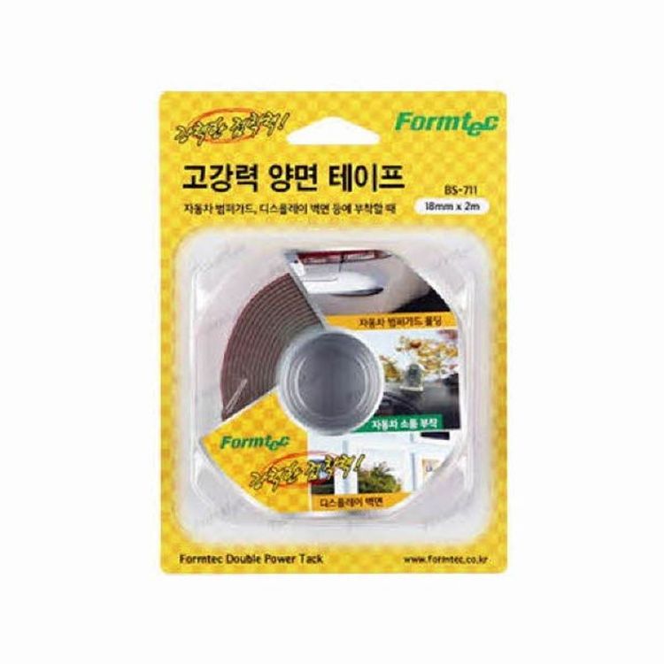 폼텍 실용적인 N7073b835ae 고강력양면테이프 Bs 711 회색 18mm X 2m 홈플러스 택배배송