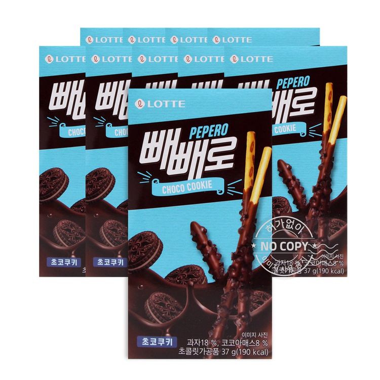 롯데 빼빼로 초코쿠키 37g 10입 과자 간식 군것질 | 홈플러스 판매자택배