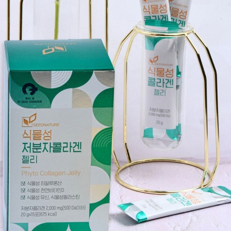 흰 목이버섯 콜라겐이 함유된 식물성 저분자 콜라겐 젤리 15포 홈플러스 택배배송