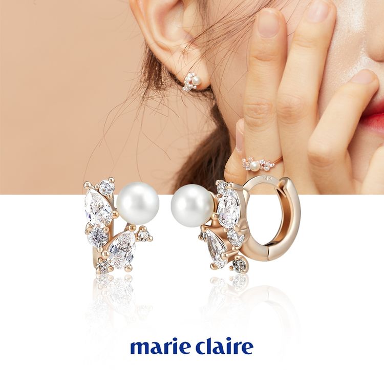 마리끌레르 리즈 귀걸이 Mcer042s 14k Gold Plated 홈플러스 택배배송