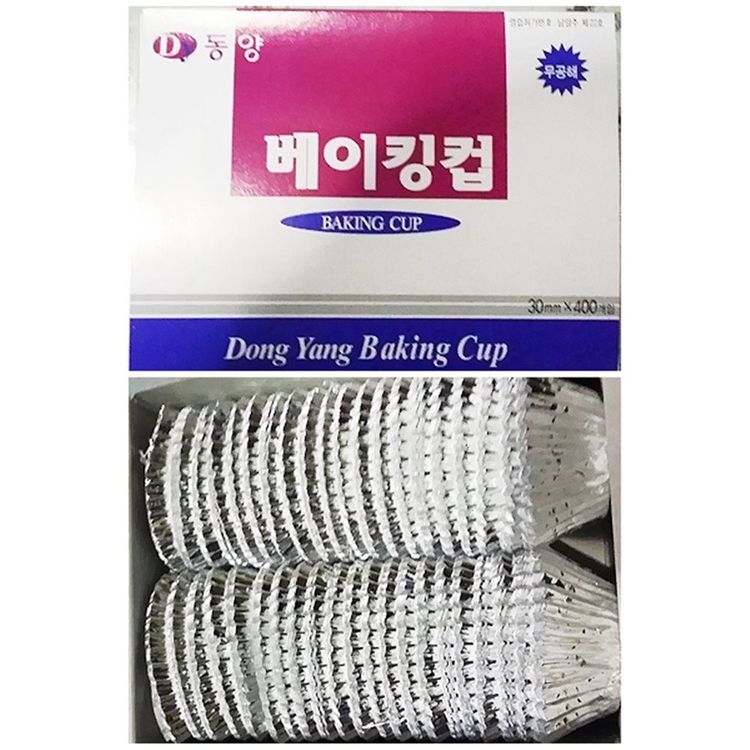 베이킹컵 실용적인 N61539650c7 30파이 동양 400입 은박 머핀컵 반찬 용기 홈플러스 택배배송