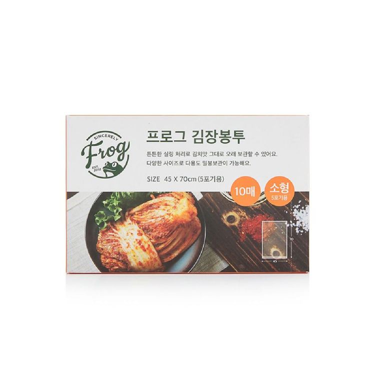 Frog 김장봉투 소형 5포기용 10매입 45x70cm 김장백 홈플러스 택배배송