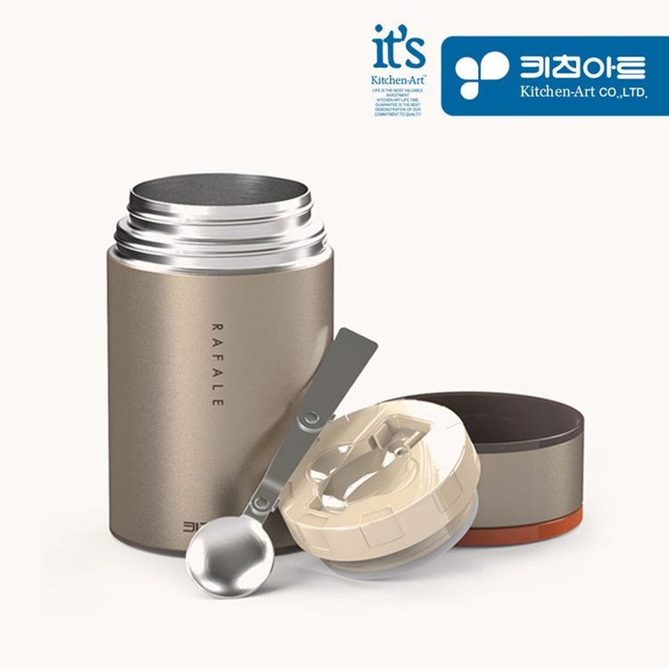 키친아트 라팔 골드메탈 스텐진공 보온죽통800ml 홈플러스 택배배송