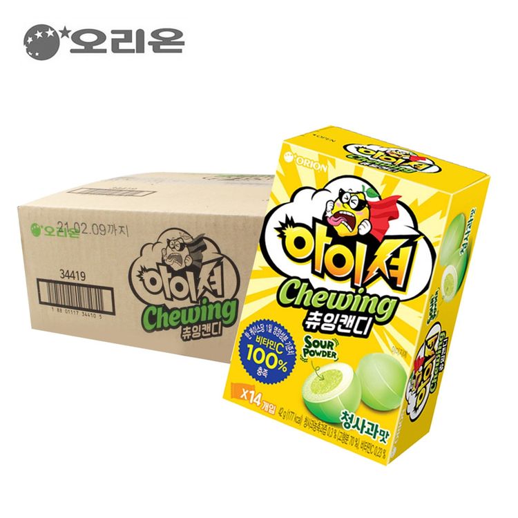 오리온 아이셔 청사과맛 24개입 박스 홈플러스 택배배송
