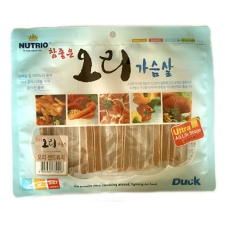 강아지육포간식 강아지 참좋은 오리샌드위치 300g 1p 반려견 간식 홈플러스 택배배송