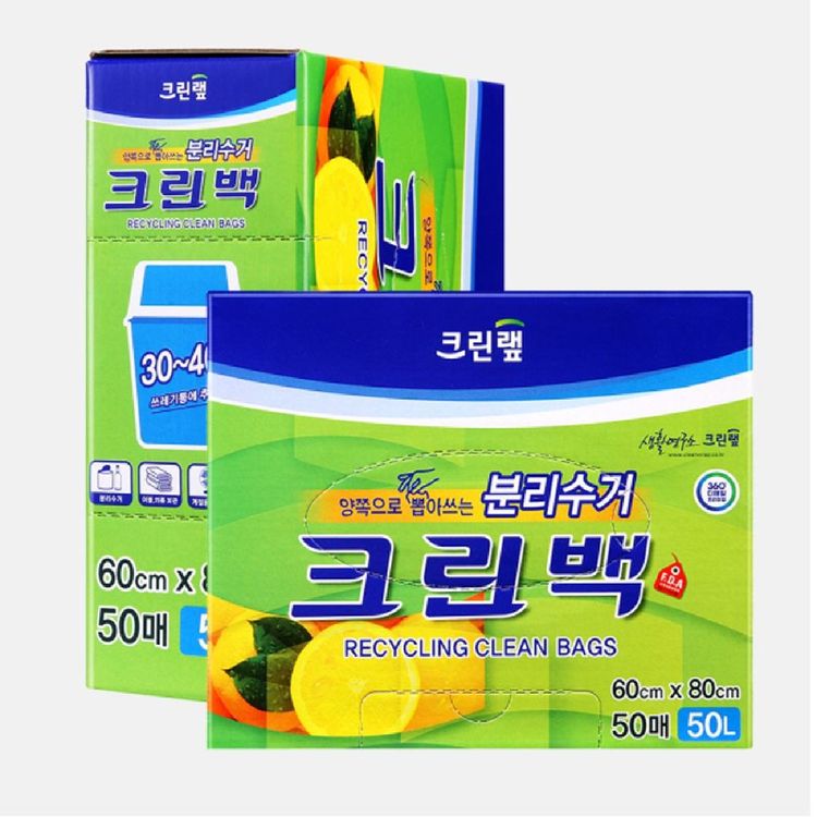 크린랲 크린백 60cm X 80cm X5050l 분리수거 홈플러스 택배배송