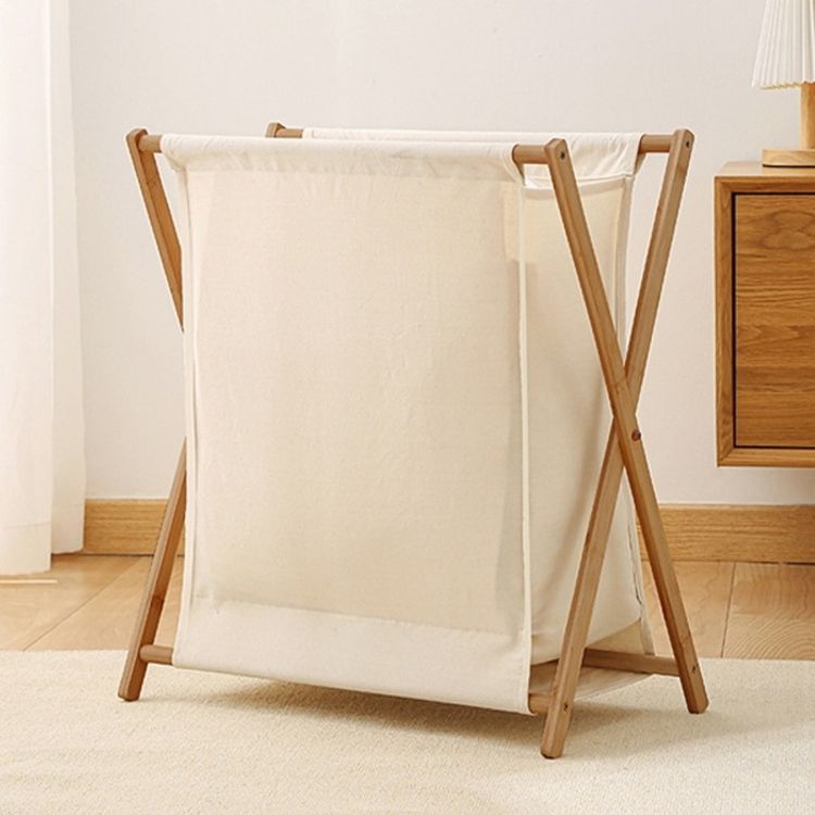 Dt 1198우드픽 패브릭 접이식 빨래바구니 57cm 세탁함 홈플러스 택배배송