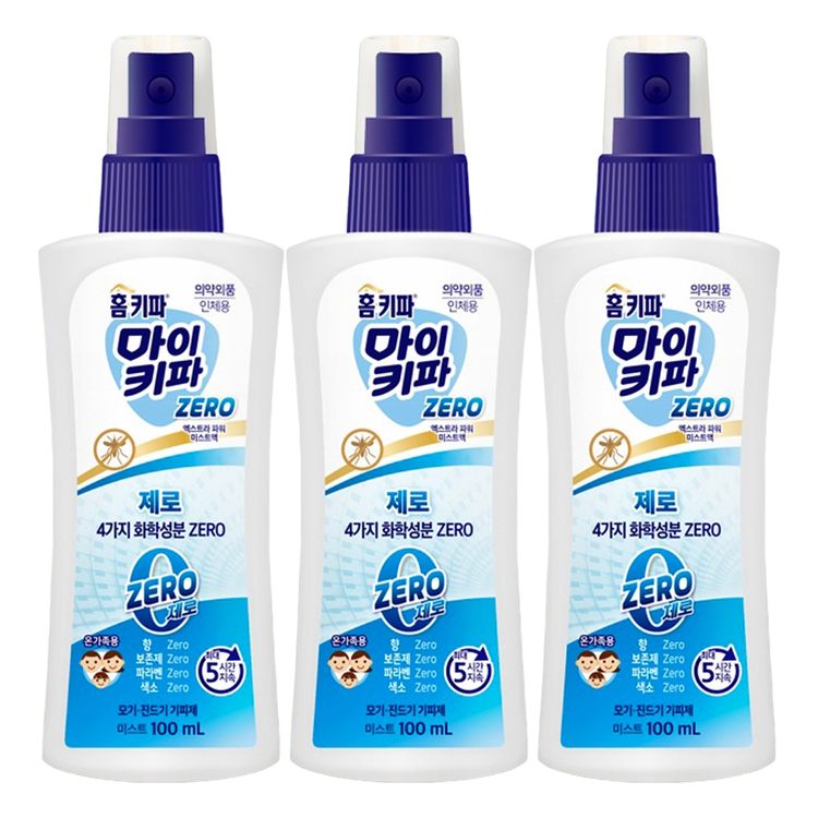홈키파 마이키파 엑스트라파워 미스트액 제로 100ml X 3개 홈플러스 택배배송