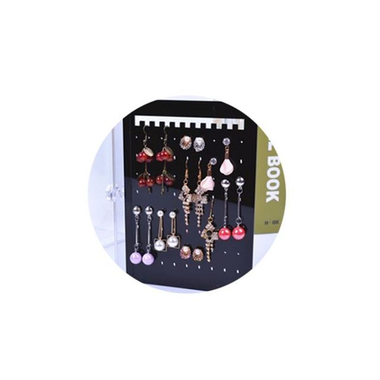 Oh 실용적인 N61919066be 투명 아크릴 귀걸이 정리함 투명 블랙형 홈플러스 택배배송
