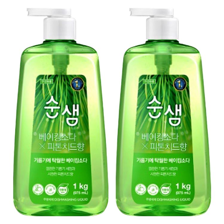 순샘 베이킹소다x피톤치드 주방세제 용기 1kg X 2개 홈플러스 택배배송