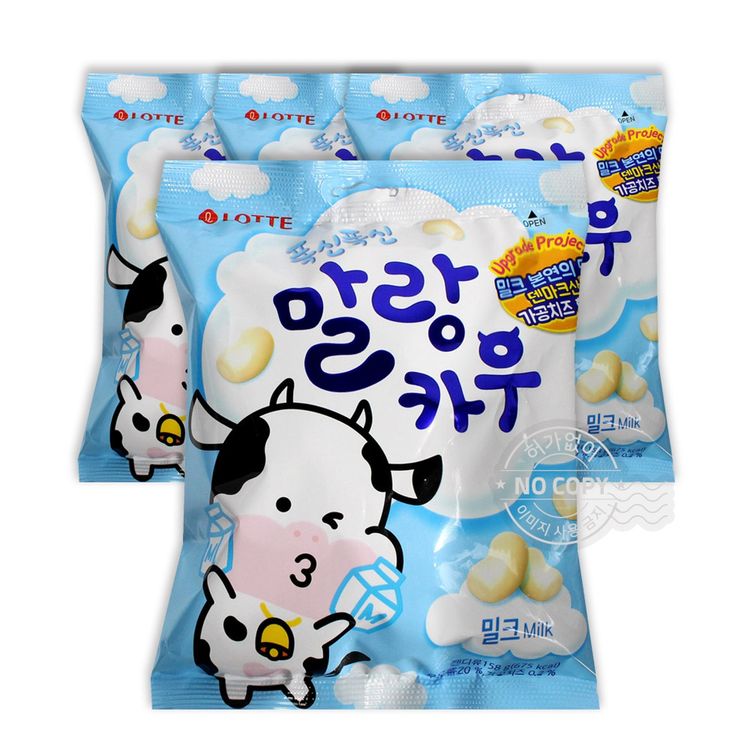 롯데 말랑카우 밀크 158g 4입 홈플러스 택배배송